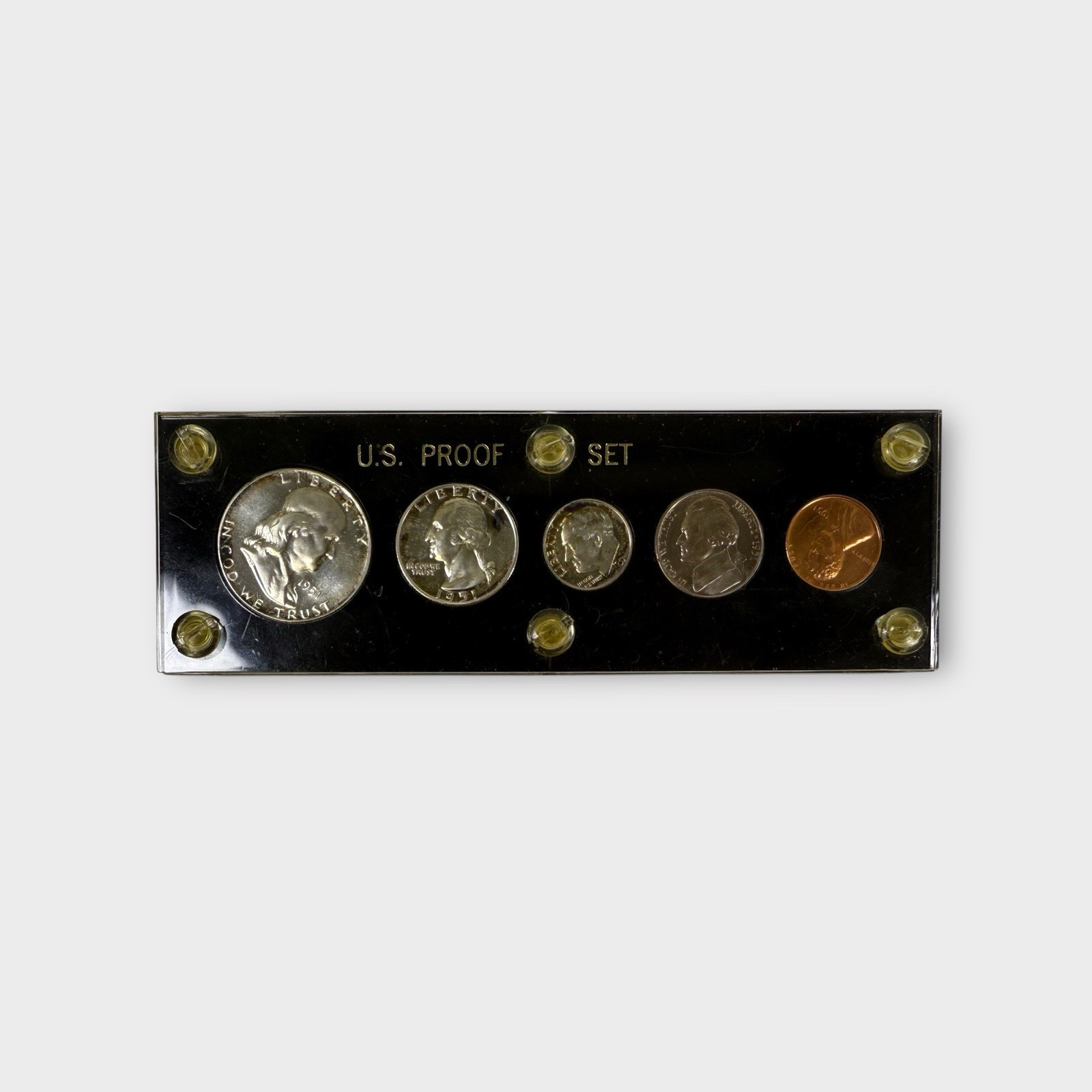 1951 U.S. 5 Coin Proof Set in Capitol Holder – Stone Park Pawn